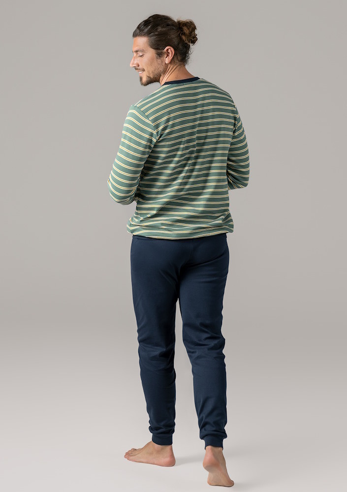 Pyjama uni pour homme en coton bio certifié Gots - Living Crafts